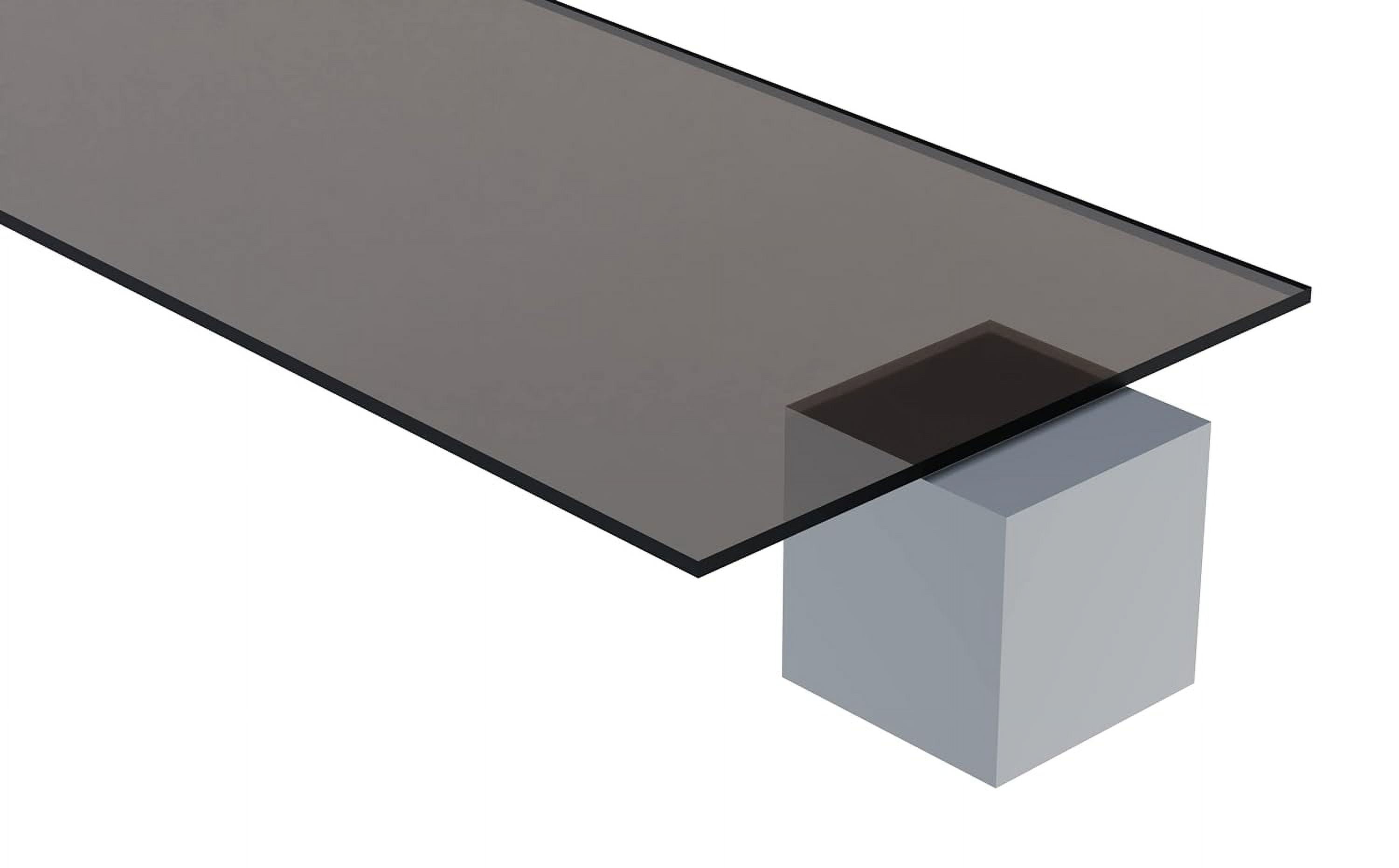 2404 Bronze, Lightly Tinted, Transparent, Sheet, 9MM (3/8") Thick, 12 ...