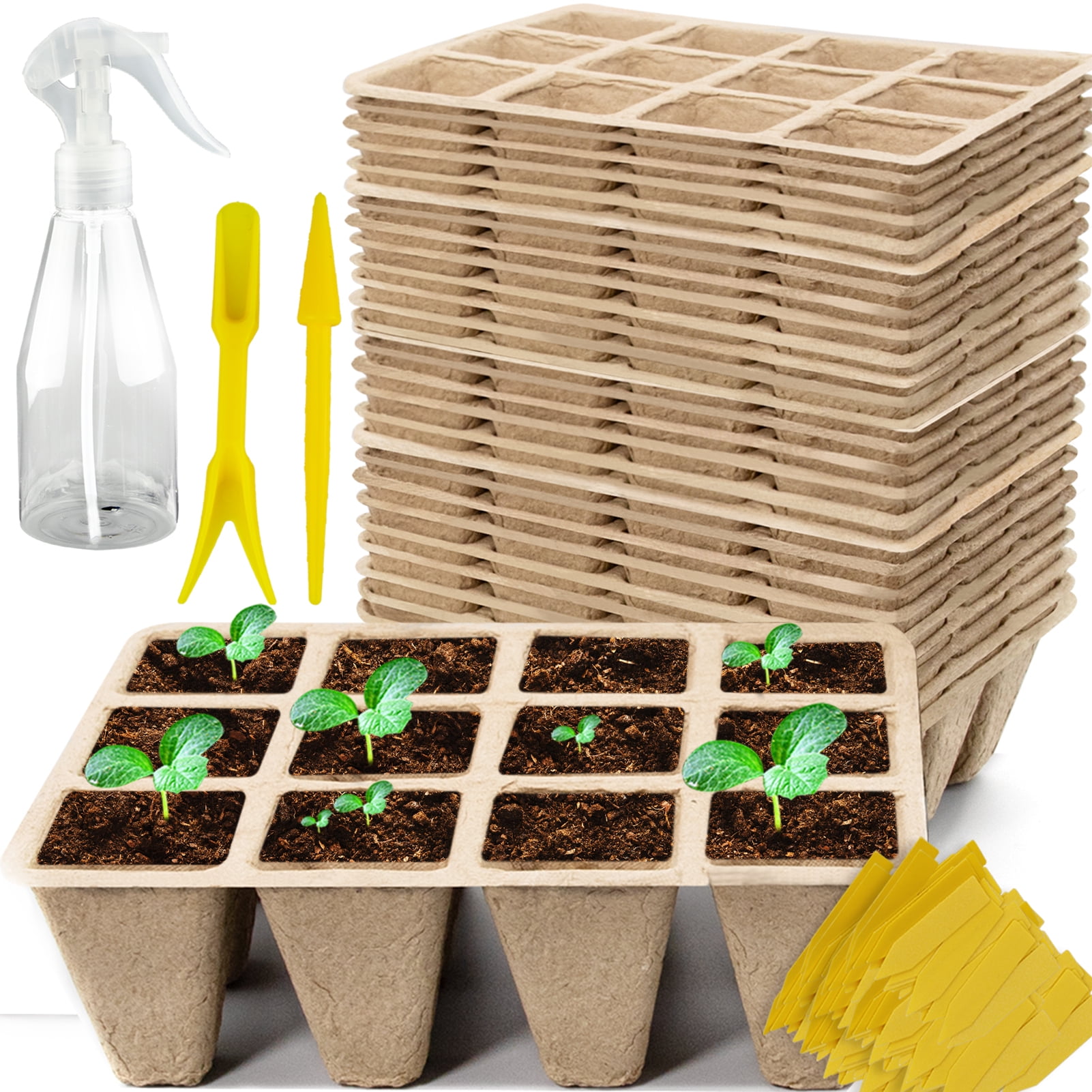 240Cells Seedling Starter Trays,20Pack Starter Trays for Planting ...