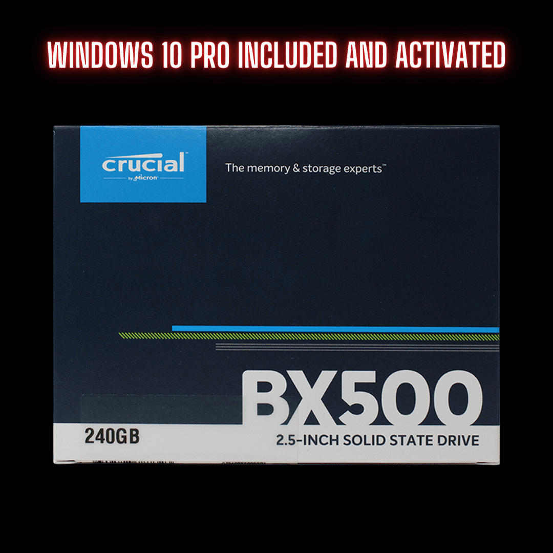 240GB BX500 SSD With Windows 10 Pro Pre Installed and Activated ...