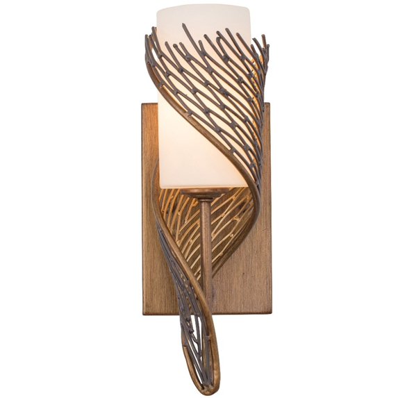 240K01RHO-Varaluz Lighting-Flow - 1 Light Right Wrap Wall Sconce ...