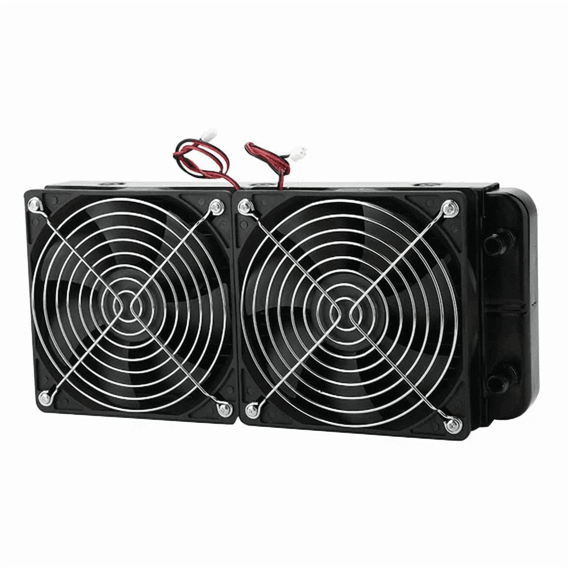 240MM Computer CPU Water Cooling Cooler Heat Row Radiator with Dual Fan ...