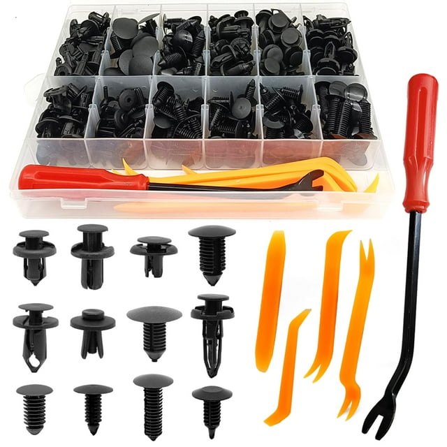 240PCS Bumper Retainer Clips OIF8 - Car Push Retainer Clips, Plastic Rivets Fasteners Push ...