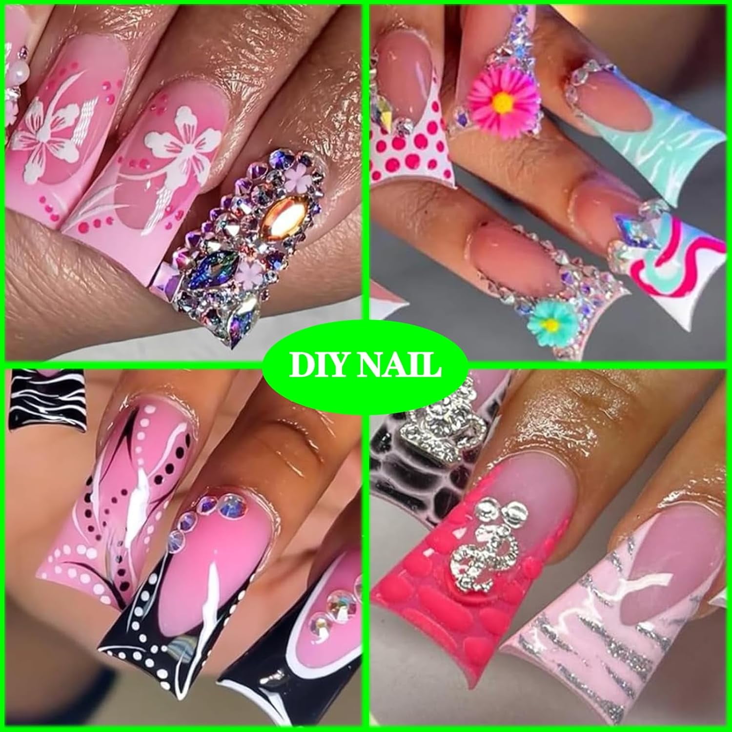 240PCS Duck Nail Tips for Acrylic Nails Professional, Clear Duck Feet ...