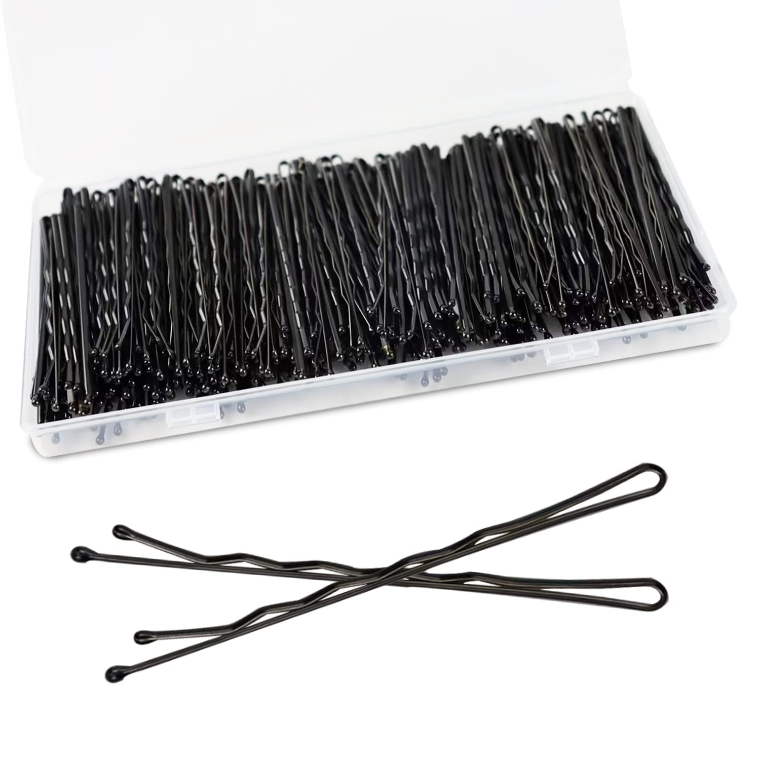 240PCS Large Bobby Pins Black Jumbo Bobby pins Black Long Hair Pins ...
