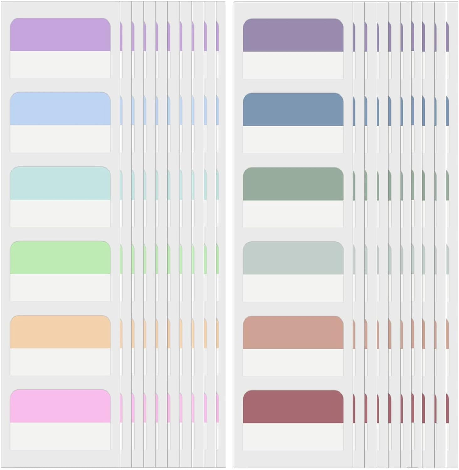 240PCS Tabs for Annotating Books Sticky Note Tabs Colored Bible File ...