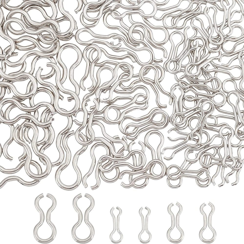 240Pcs 3 Size Fishing Sinker Eyes Eyelets DIY Fishing Lures Eyelet ...