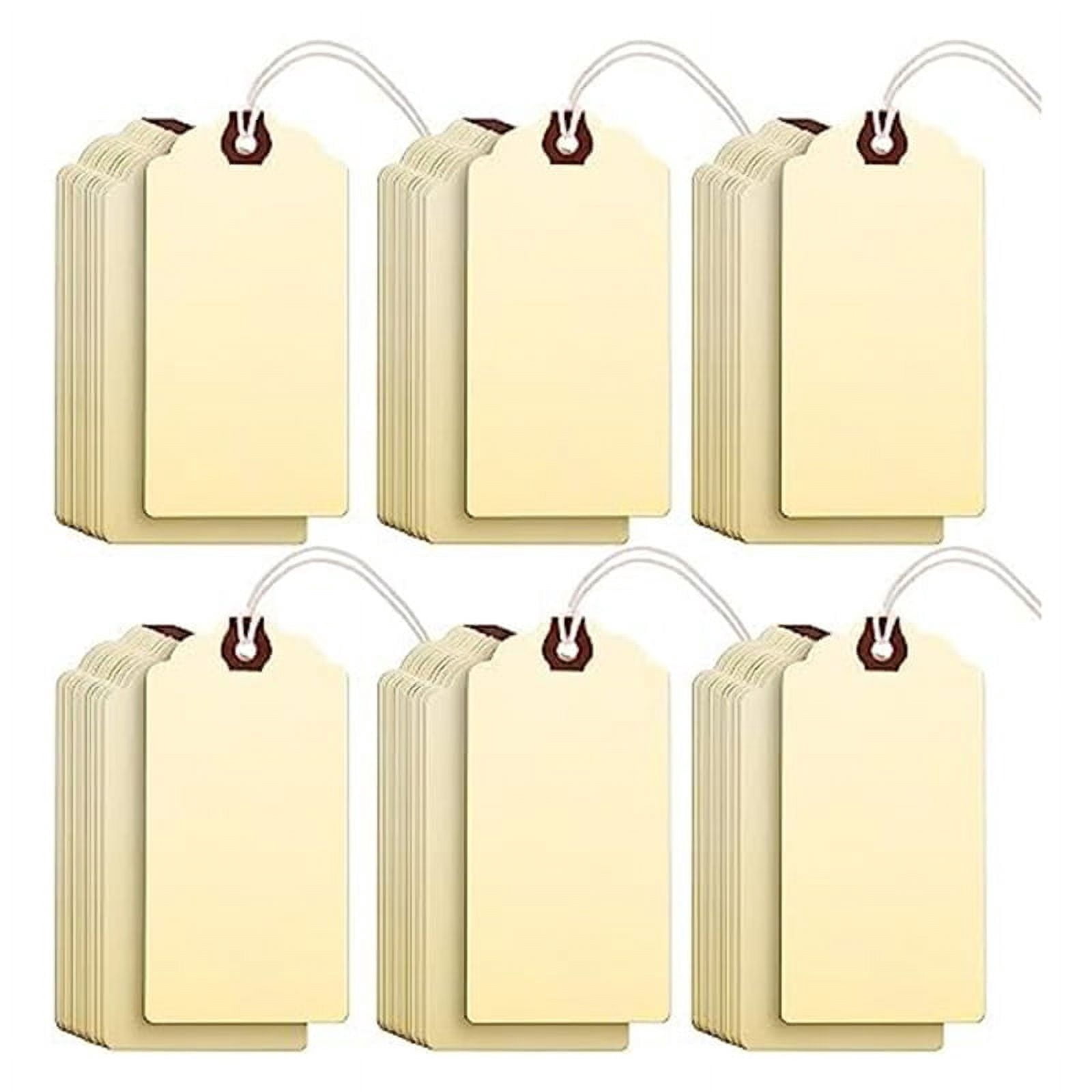 240Pcs 4 3/4 X 2 3/8In Manila Labels Shipping Cardboard with String ...