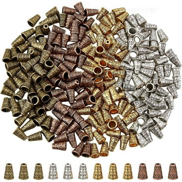 1set About 210pcs 7 styles style Cone Bead End Caps Pagoda Bead Caps ...