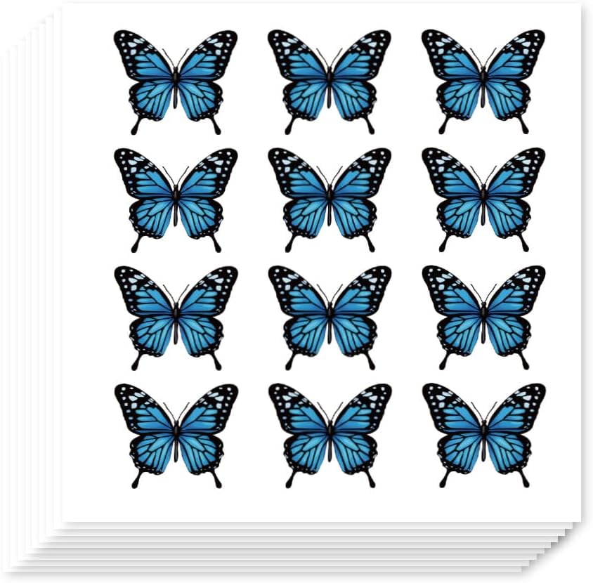 240Pcs Butterfly Planner Stickers Blue Morpho Decals Self-Adhesive ...