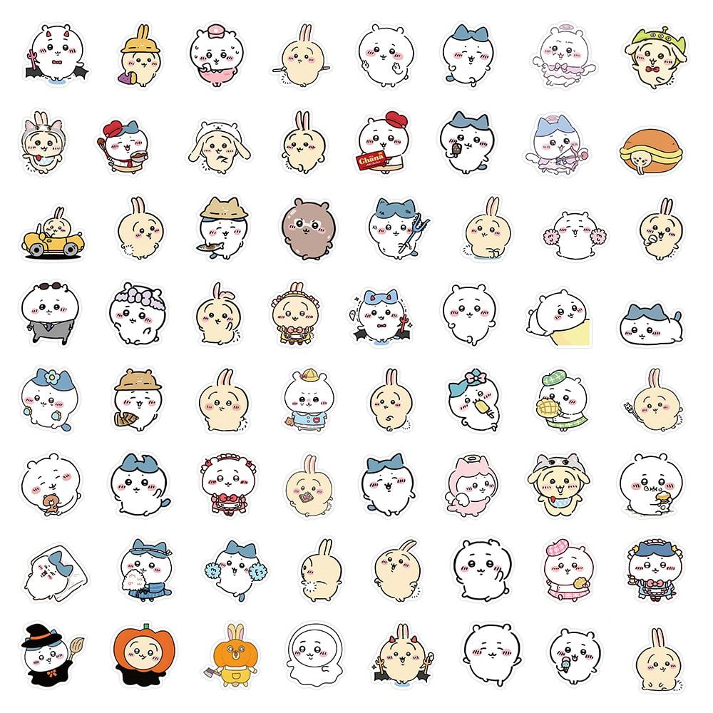 240Pcs Chiikawas Kawaii Anime Cute Cartoon Usagi Hachiware Hand Account ...