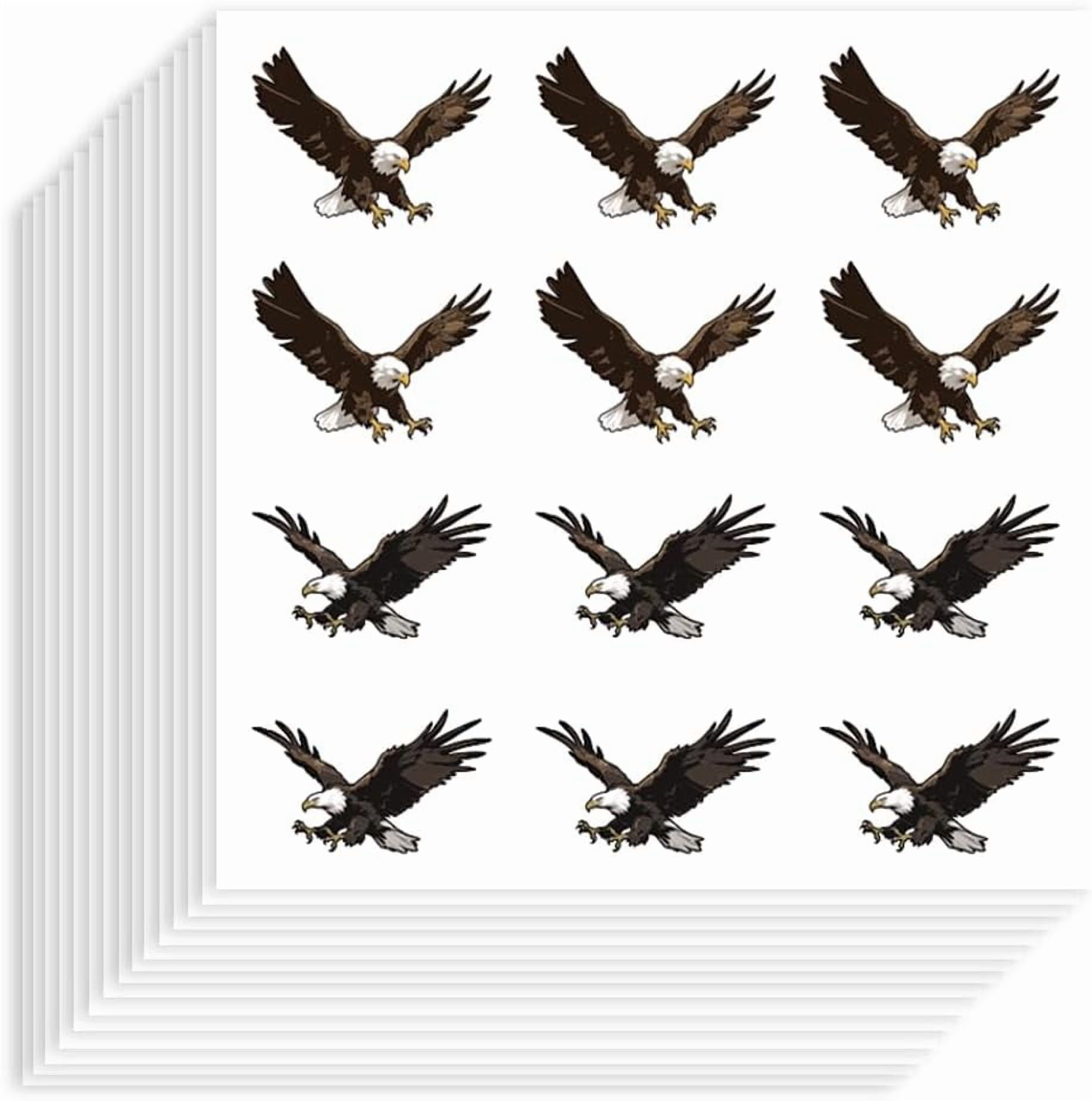 240Pcs Eagle Stickers 1Inch Self-Adhesive Paper Decorative Stickers ...