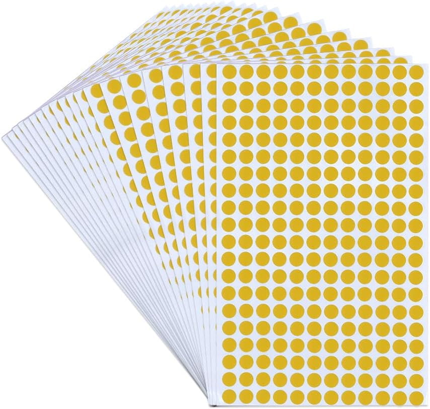 240Pcs Flat Round PVC Handwritten Blank Stickers for DIY Photo Album ...