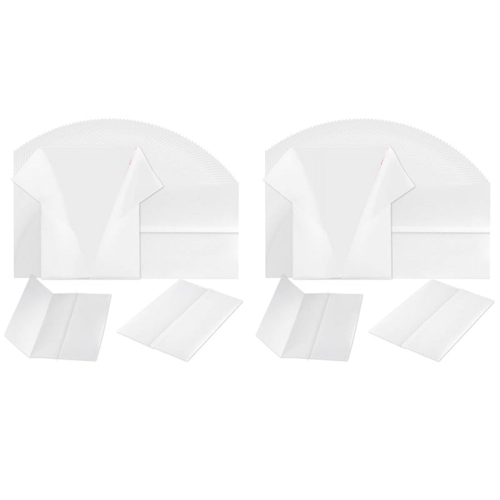 240Pcs Pre-Folded Vellum Paper, Printable Vellum Jackets Translucent ...