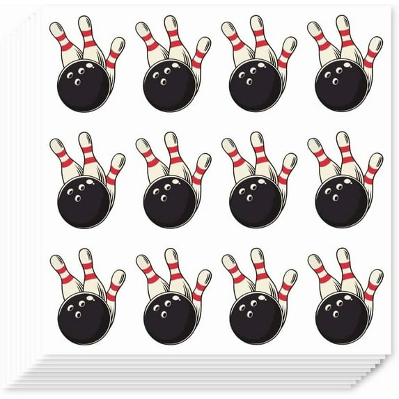 240Pcs Self-Adhesive Bowling Stickers Sports Theme Planner Stickers ...