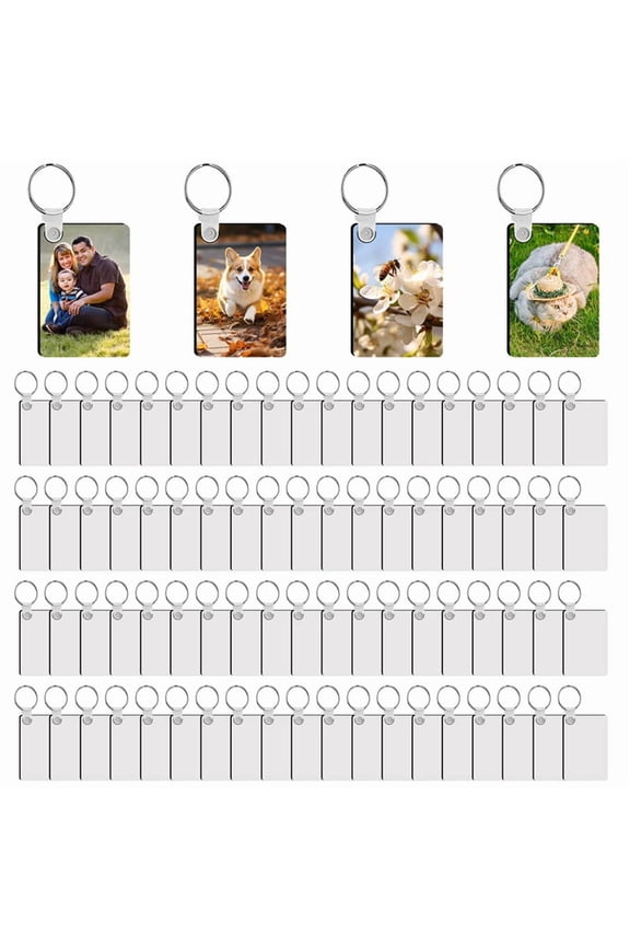 Sublimation Keychain Blanks