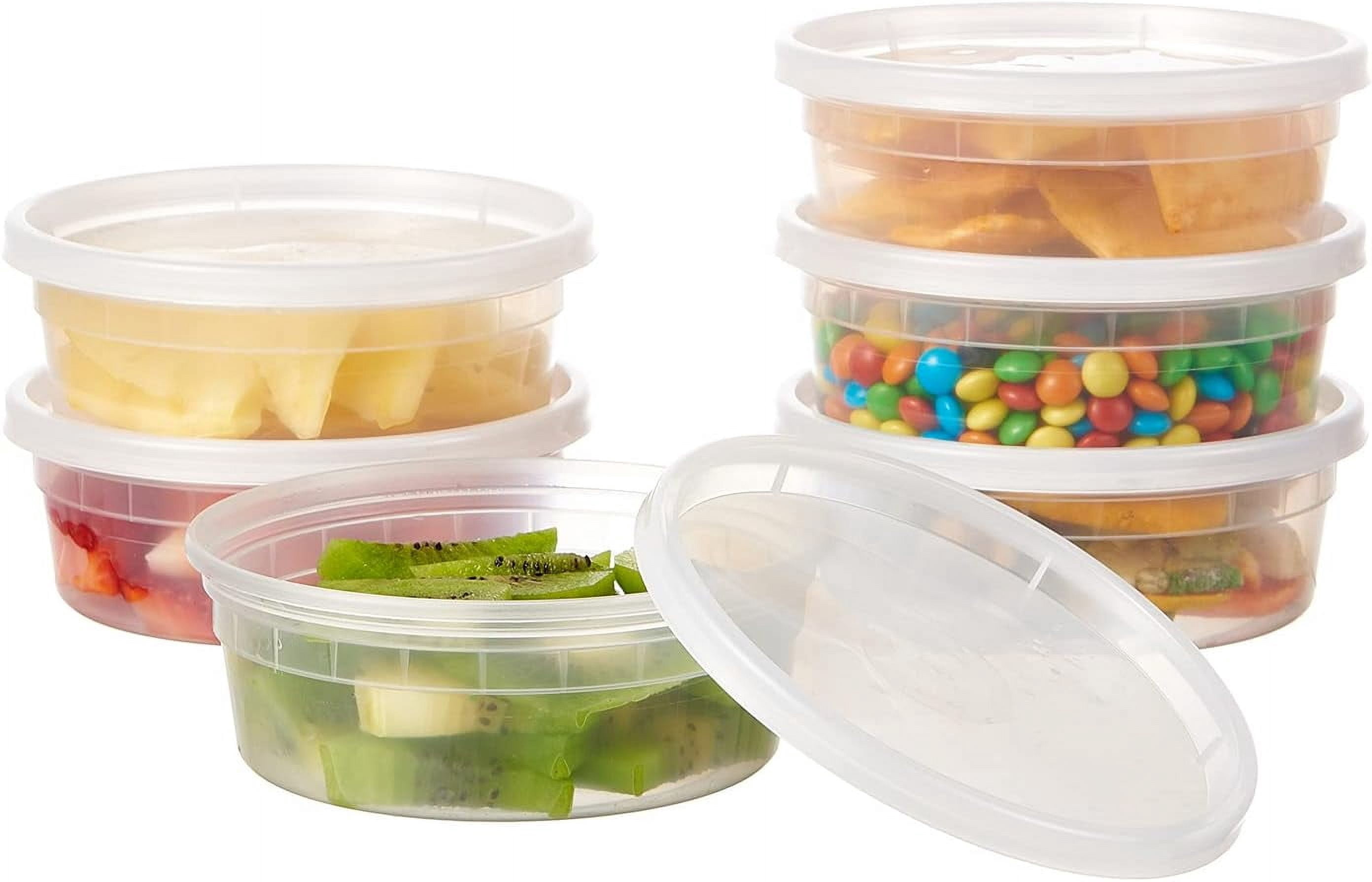 [240Set-8oz] Deli Storage Containers With Disposable Clear Small Togo ...