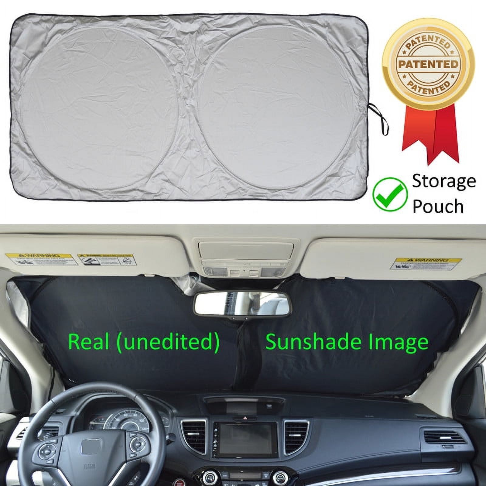 240T A1 Shades Car Windshield Sun Shade Foldable Sun Blocker for Car Truck SUV Automotive Interior Sun Protection Reflective Car Shade for Front
