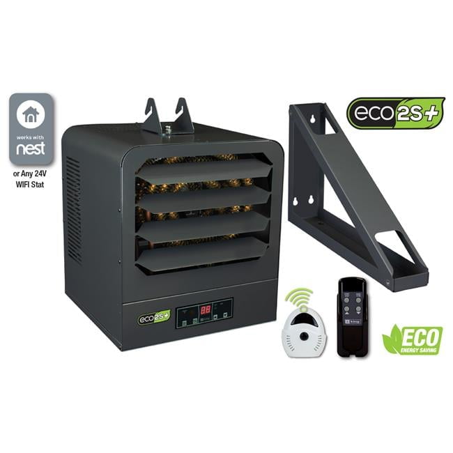 240V, 10KW, 1-Phase 24V Control KB Electronic 2-Stage Unit Heater with ...