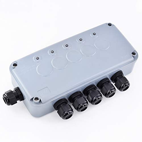 240V Electrical Remote Switch Outdoor,Nineleaf 1 Pack IP66 5G 5Gang ...