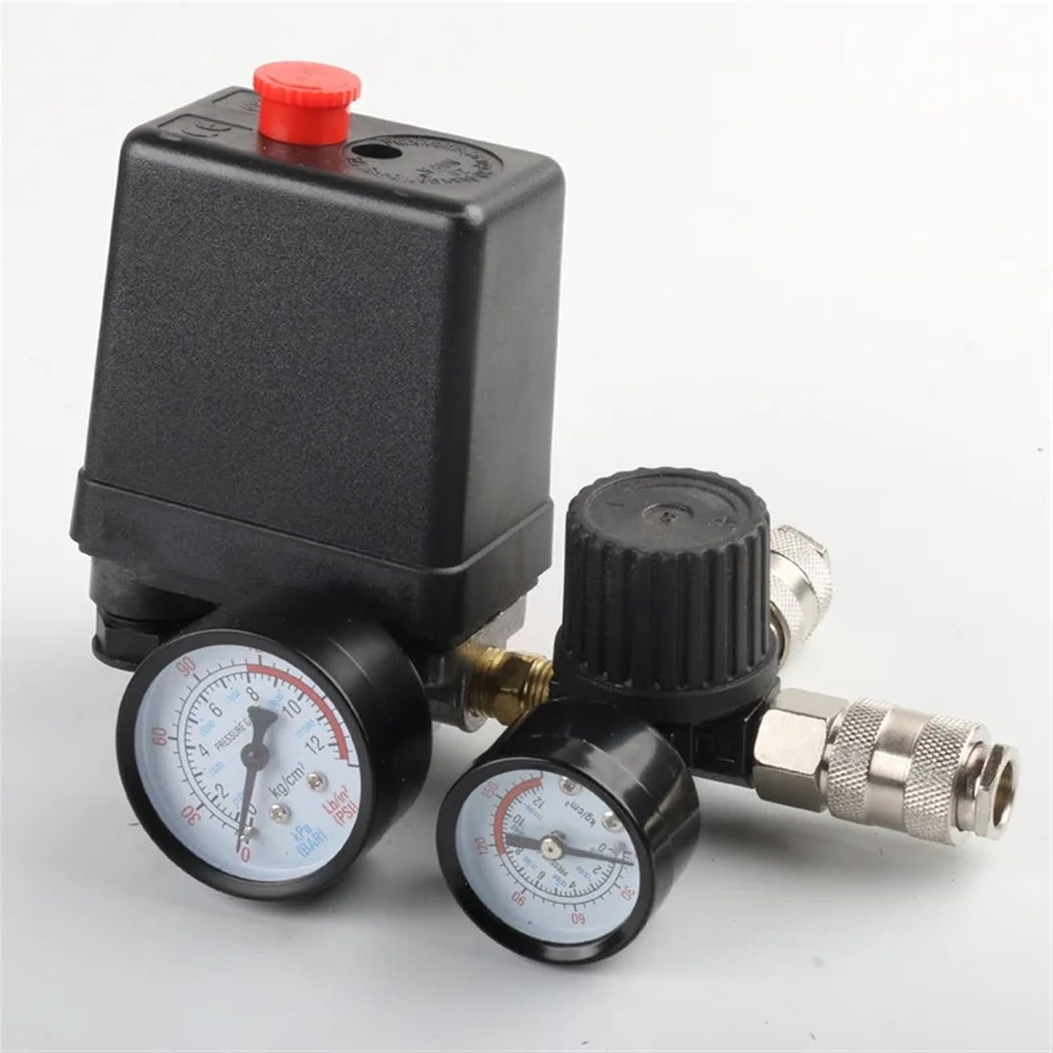 240V Regulator Duty Air Compressor Pump Pressure Control Switch Air Pump Control Valve 7.25-125 ...