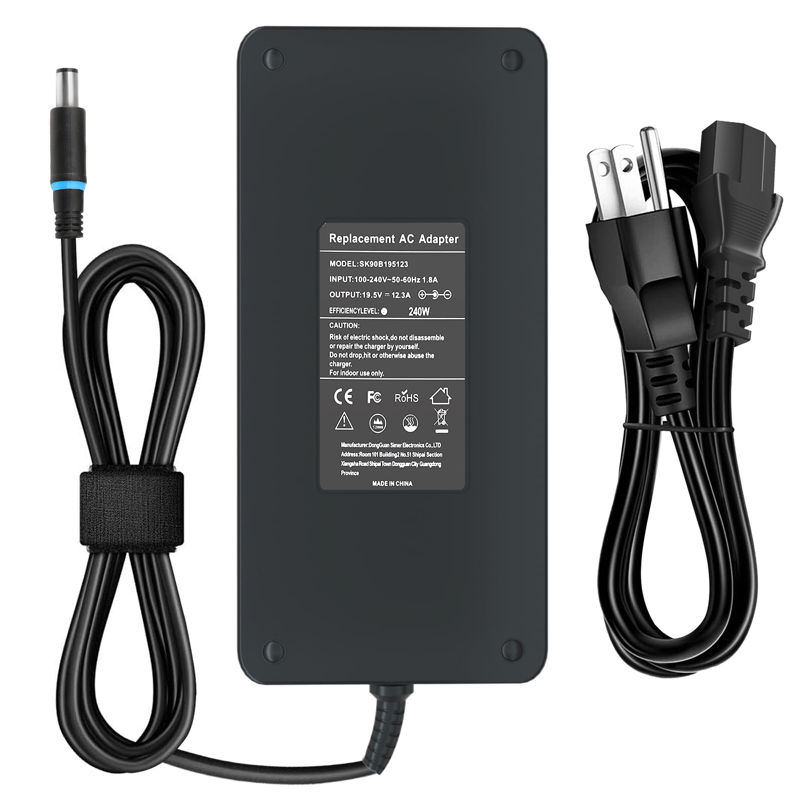 240W 180W Dell AC Adapter Laptop Charger Fit for Dell Alienware 15 17 R1 R2 R3 R4 R5 M15 M17 ...