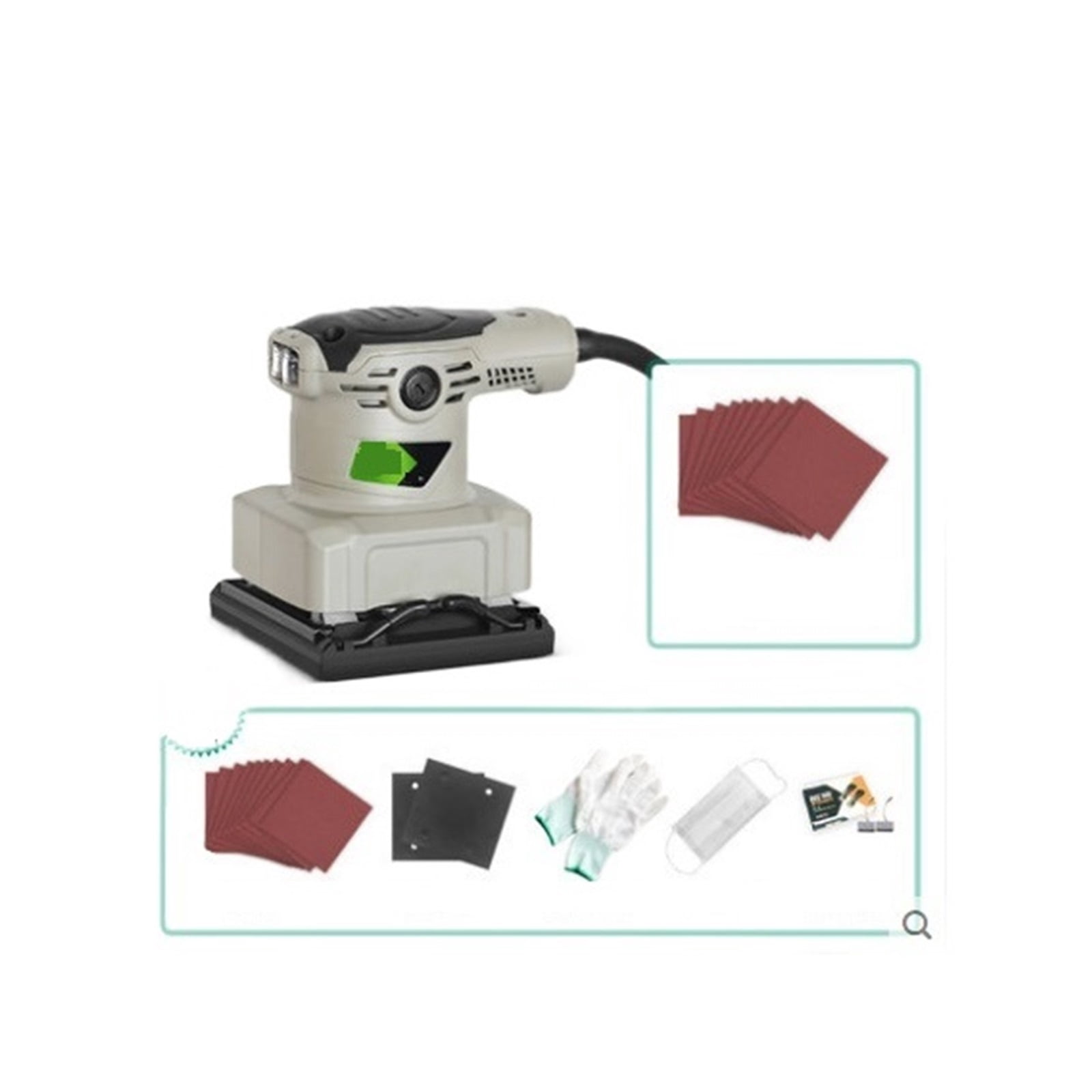 240W Electric Wood Sander Woodworking Polisher Sanding Machine ...