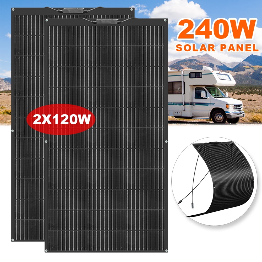 240W Flexible solar panel Monocrystalline solar panel for motorhome ...