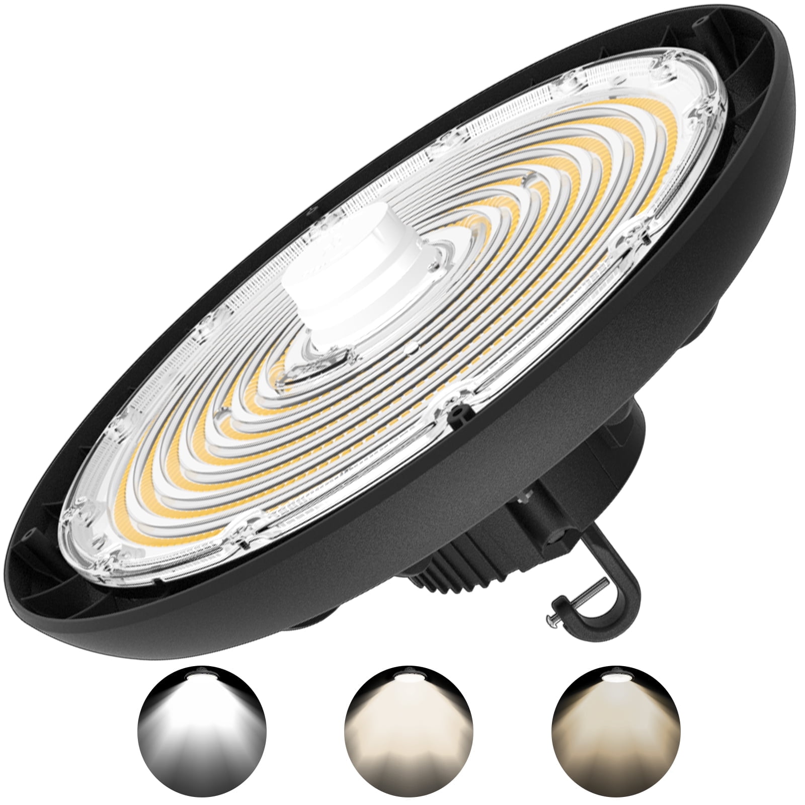 240W UFO LED High Bay Light with Motion Sensor 0-10V Dimmable IP65 ...