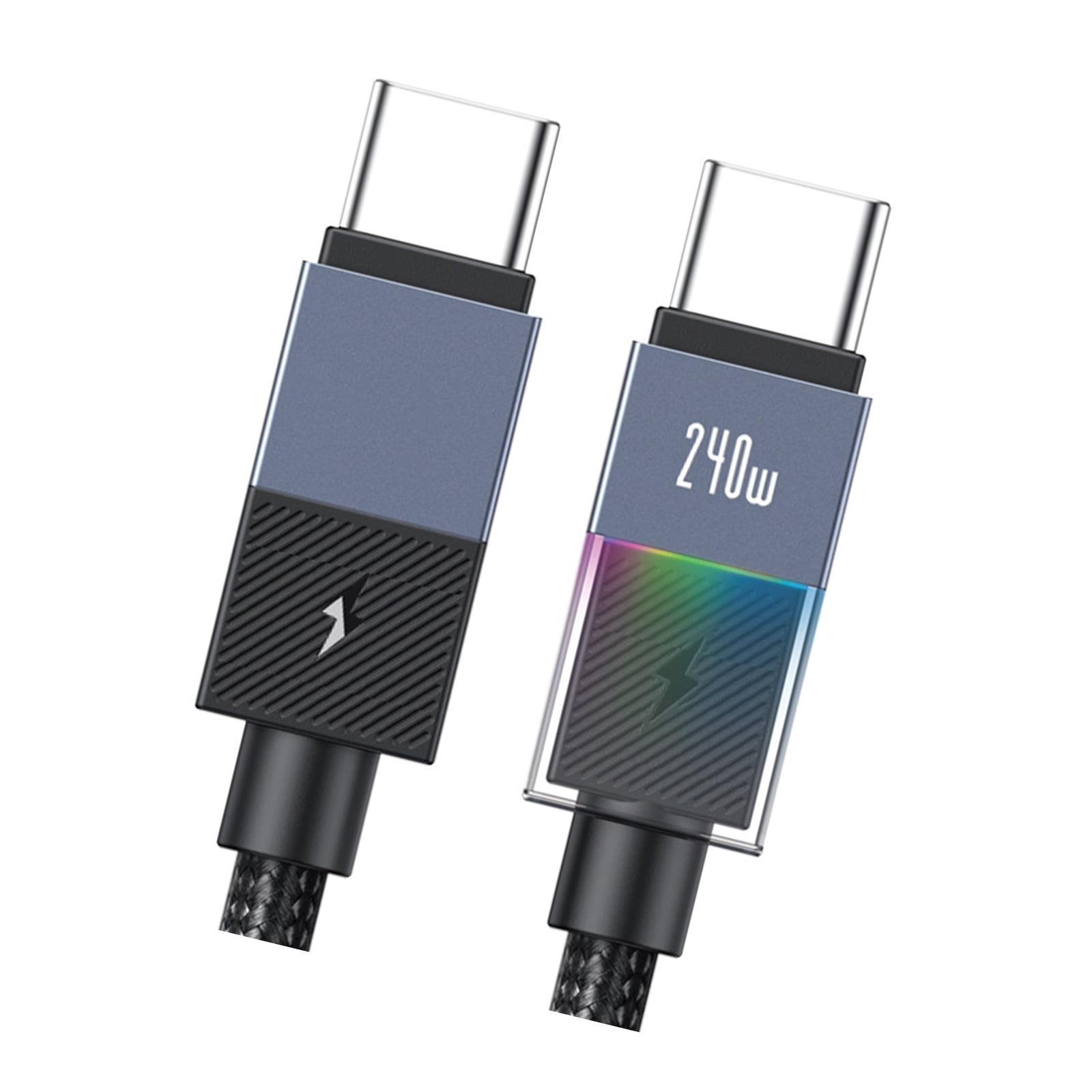 240W USB C Fast Charging Cable With Light Effects And High Strength ...
