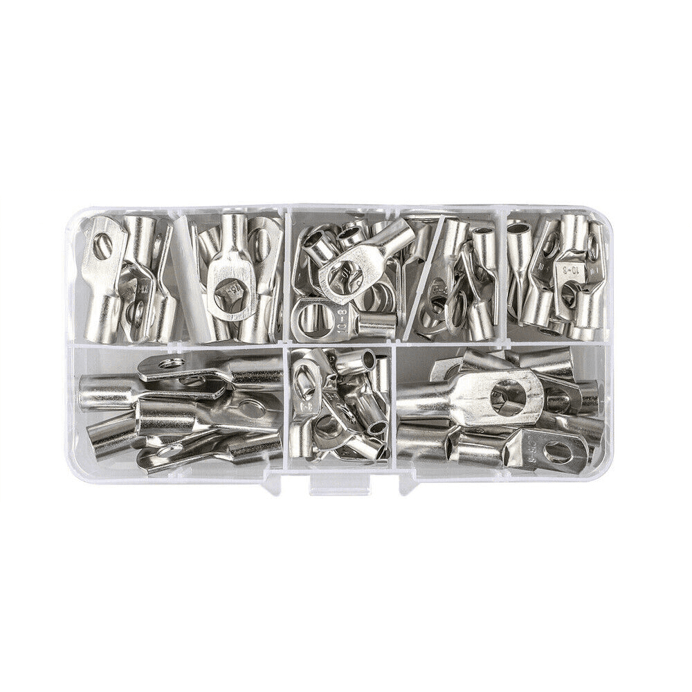240X Cable Lugs Assortment Ring Eyelets Ring Tongues Cable Lugs Ring ...