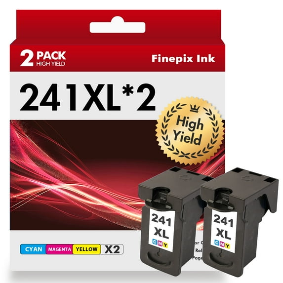 240XL 241XL Ink Cartridges Compatible for Canon 241 CL-241XL for MG3620 ...