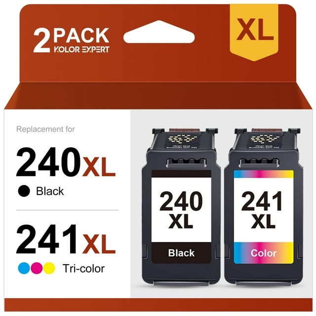 240XL Ink Cartridge for Canon ink 240 and 241 241XL PG-240XL CL-241XL ...