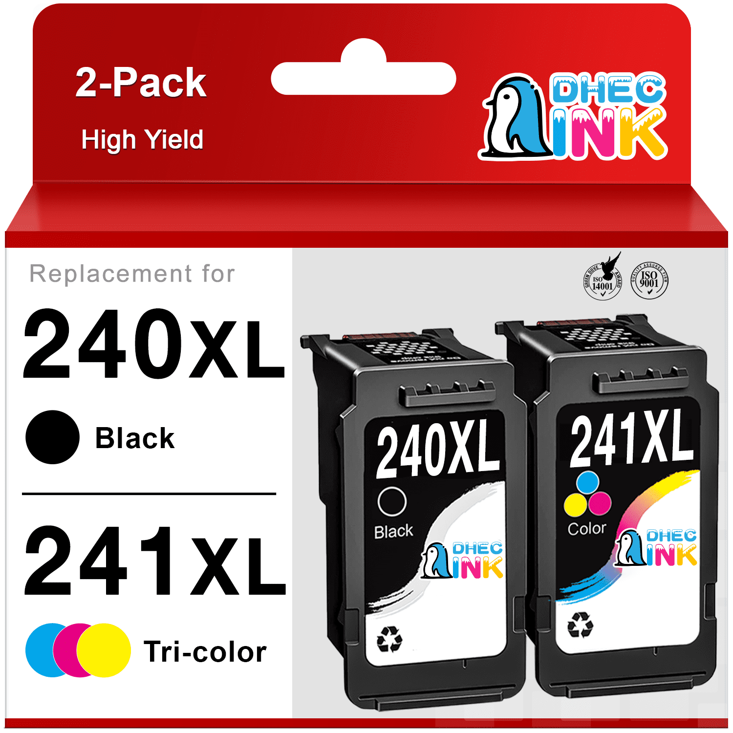 Canon 240XL and 241XL Ink Cartridge 2-Pack for Pixma MG3620, MG3600 ...