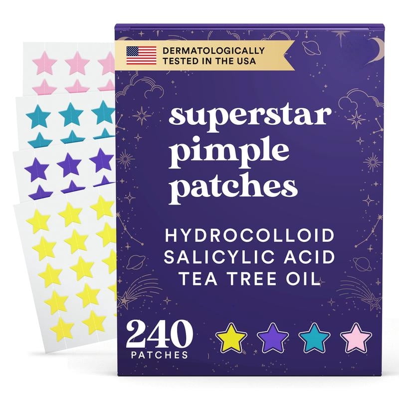 240ct Star Pimple Patches with Salicylic Acid & Tea Tree Oil ...