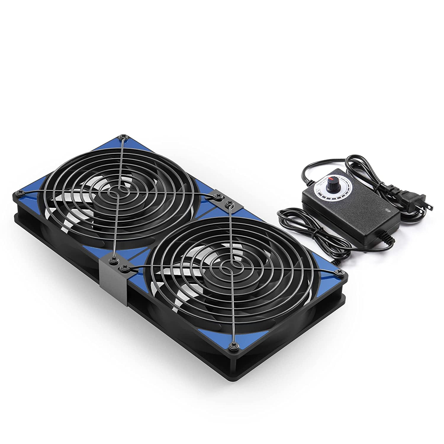 240mm Adjustable Computer PC Vent Fan with AC Plug 3-12V Speed ...