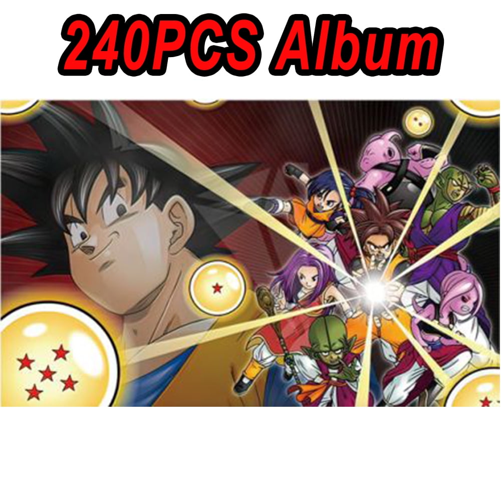 240pcs Card Album Book Naruto Dragon Ball Goku Vegeta ONE PIECE Luffy ...