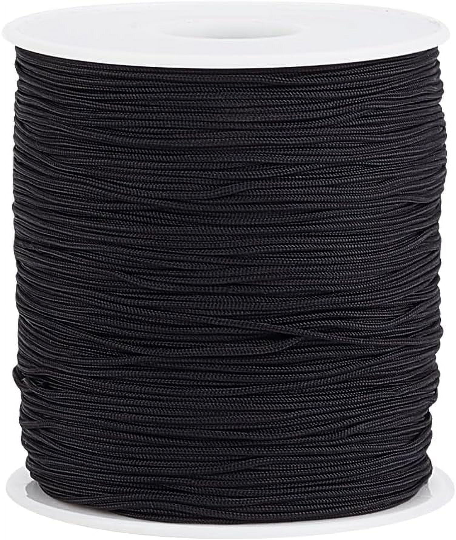 240yard Black Nylon Beading String 1mm Braided Bracelet String Lift ...