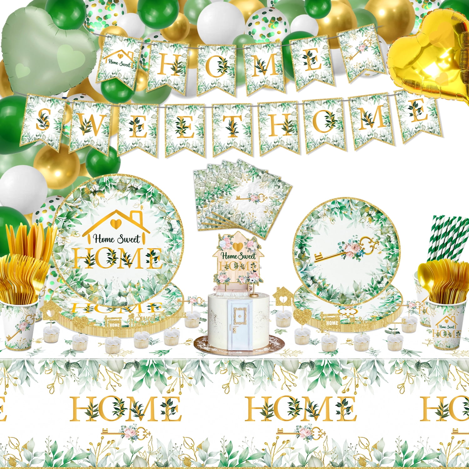 241 Pieces Housewarming Party Decorations - Including House Party ...