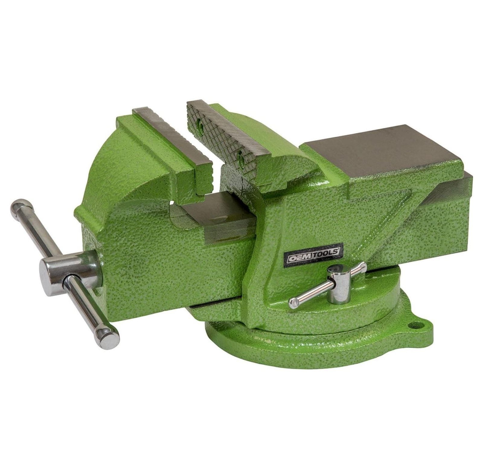 24217 4-Inch Heavy Duty Bench Vise with 360-Degree Swivel Base, Table ...