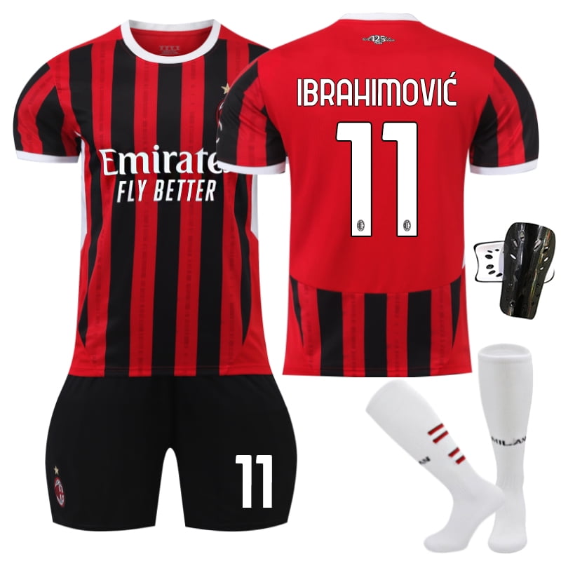 2425 A.C. Home Game Soccer Jerseys for Mens & Womens, Short Sleeve ...