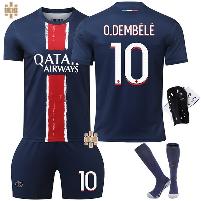 2425 Paris Football Uniform No 7 Mbappe 19 Li Gangren 10 Deng Belle 9