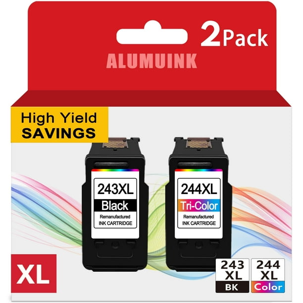 243 244XL Ink Replacement for Canon 243 244 Ink Cartridges for PIXMA ...