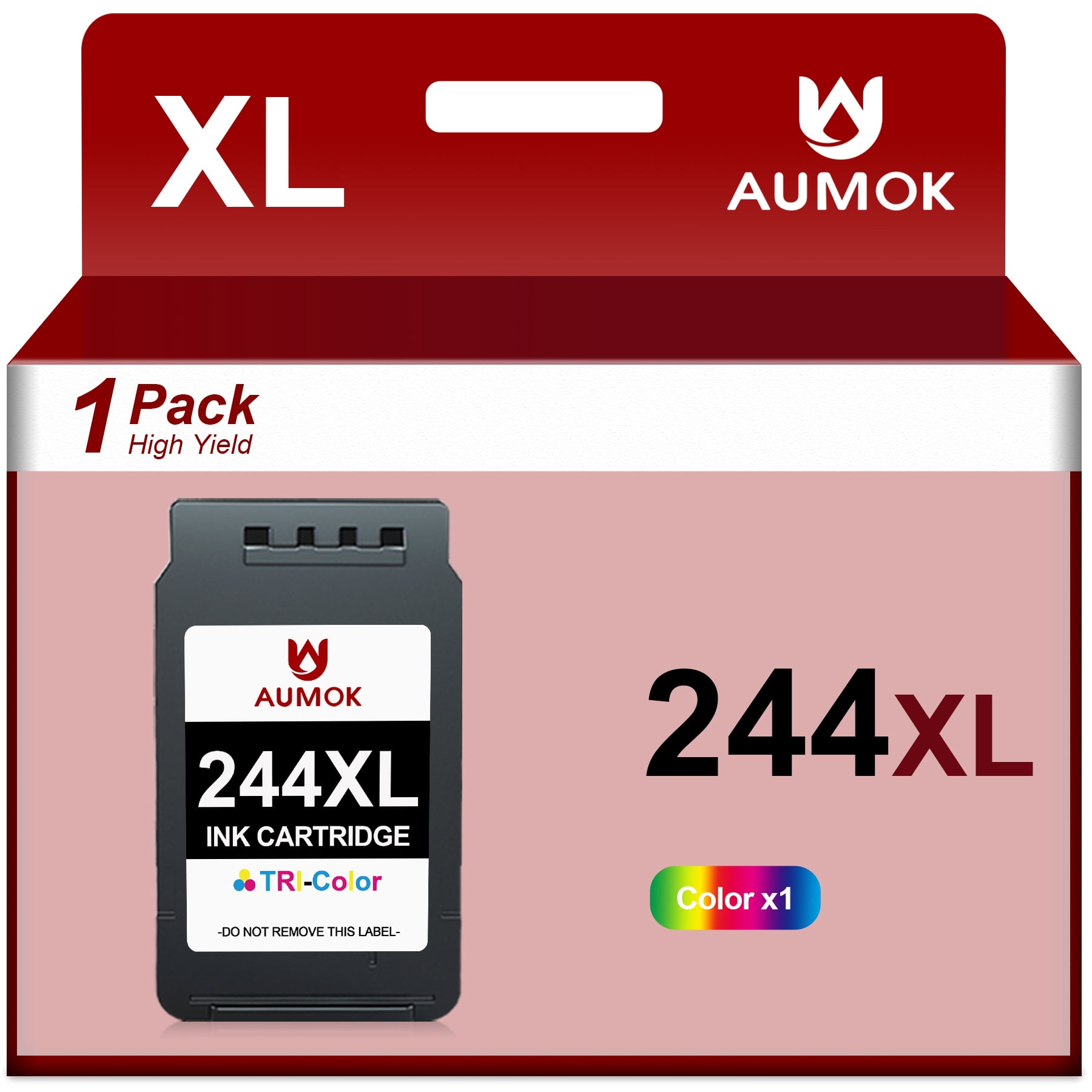 244XL CL-244 Ink Cartridge Tri-Color Replacement for Canon MG2522 Ink ...