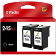 Canon 245XL High Yield Black Ink Cartridge 2-Pack for MX490, MX492 ...