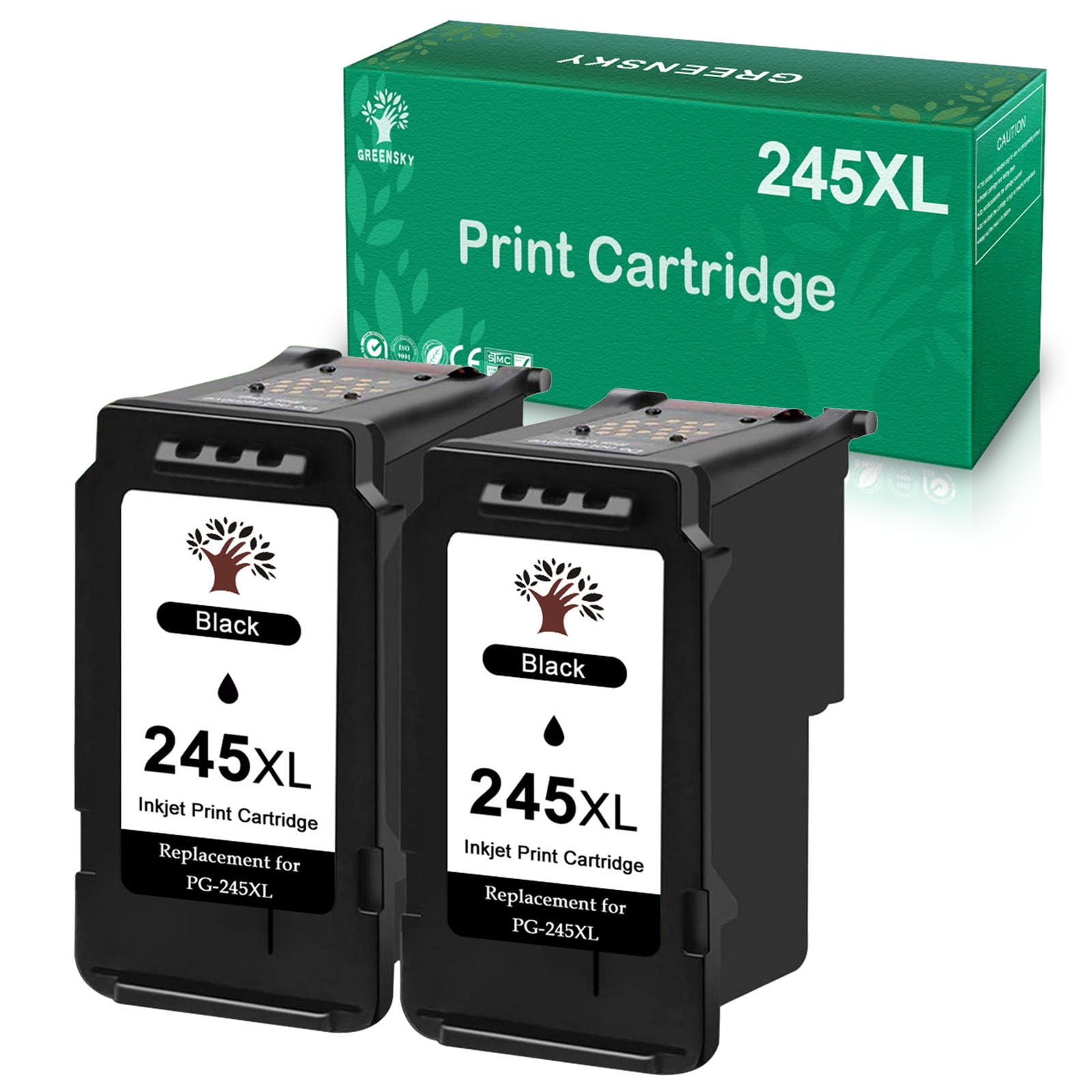 245 PG-245 XL Ink Cartridge Replacement for Canon Ink 245 Black Ink ...