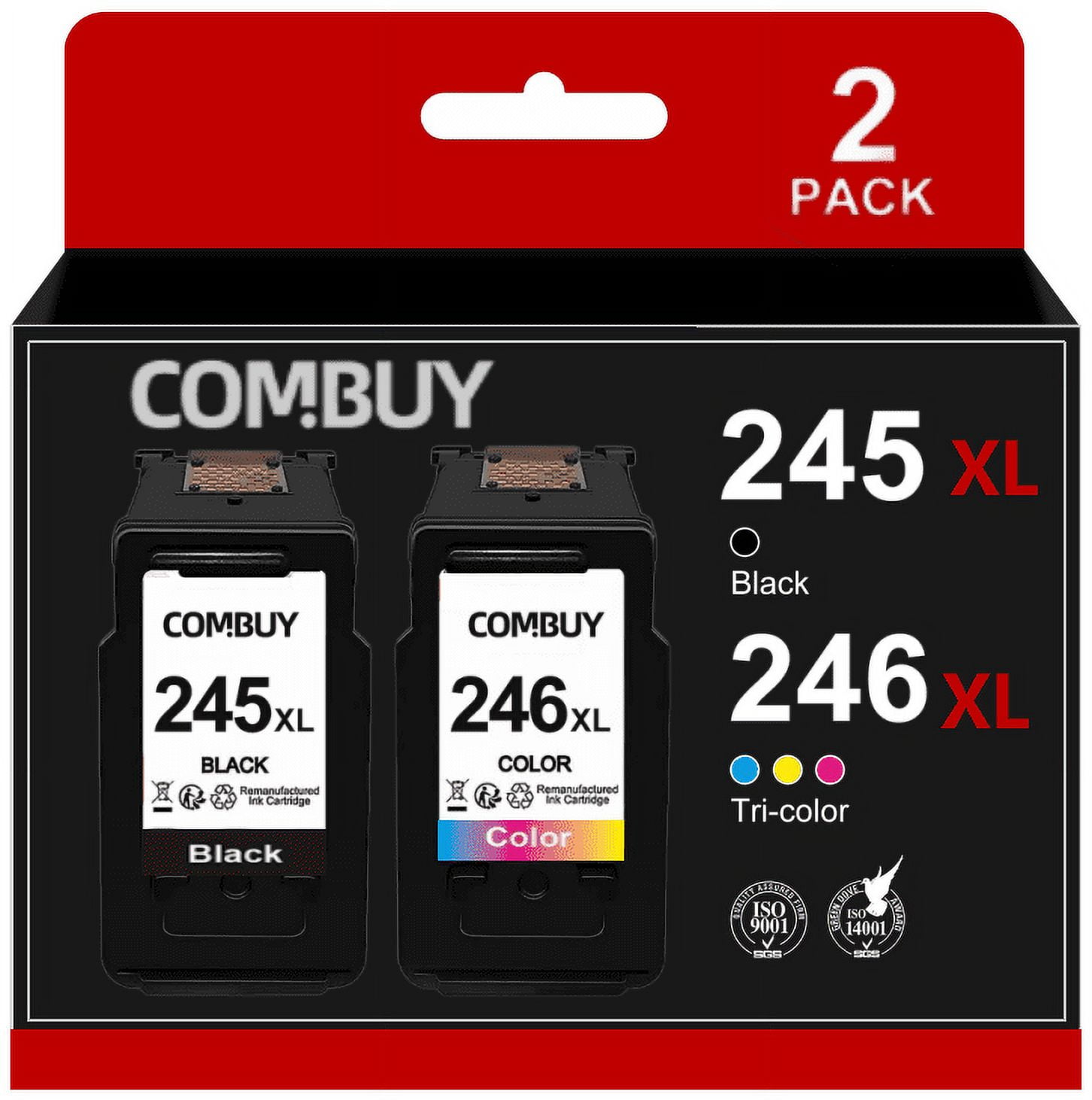 245XL 246XL Ink Cartridge for Canon Pg-245Xl Cl-246Xl Combo Pack to use for Canon PIXMA MX492 ...