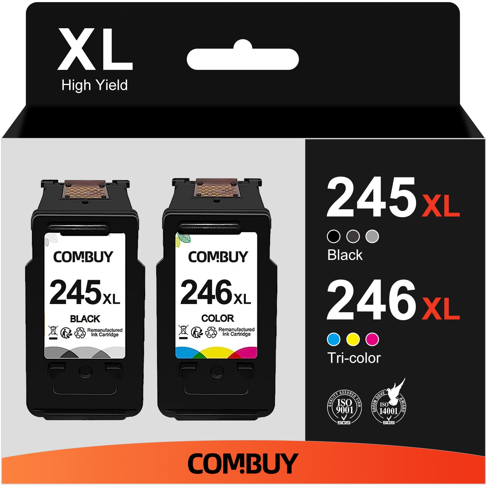 245XL 246XL Ink Cartridge for Canon Pg-245Xl Cl-246Xl Combo Pack to use ...