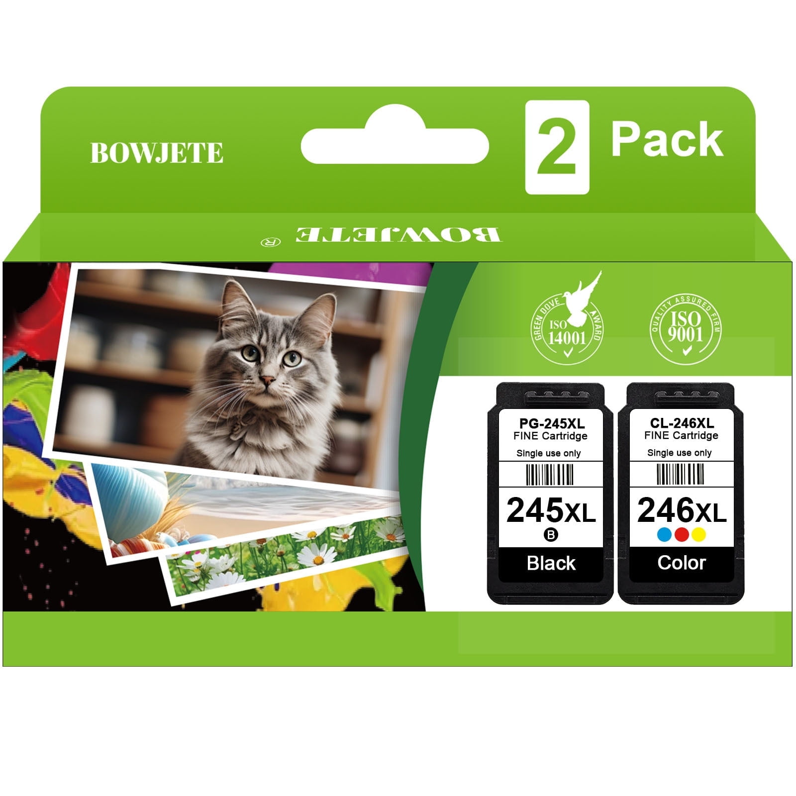 245XL 246XL Ink Cartridge for Canon ink 245 and 246 Use with Pixma ...