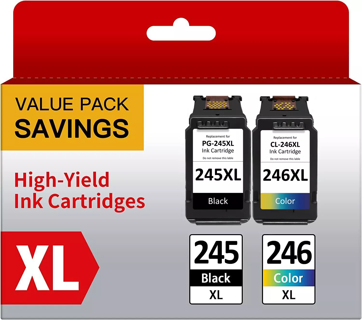 245XL 246XL Ink Cartridges 245 ink Compatible for Canon Ink 245 and 246 ...