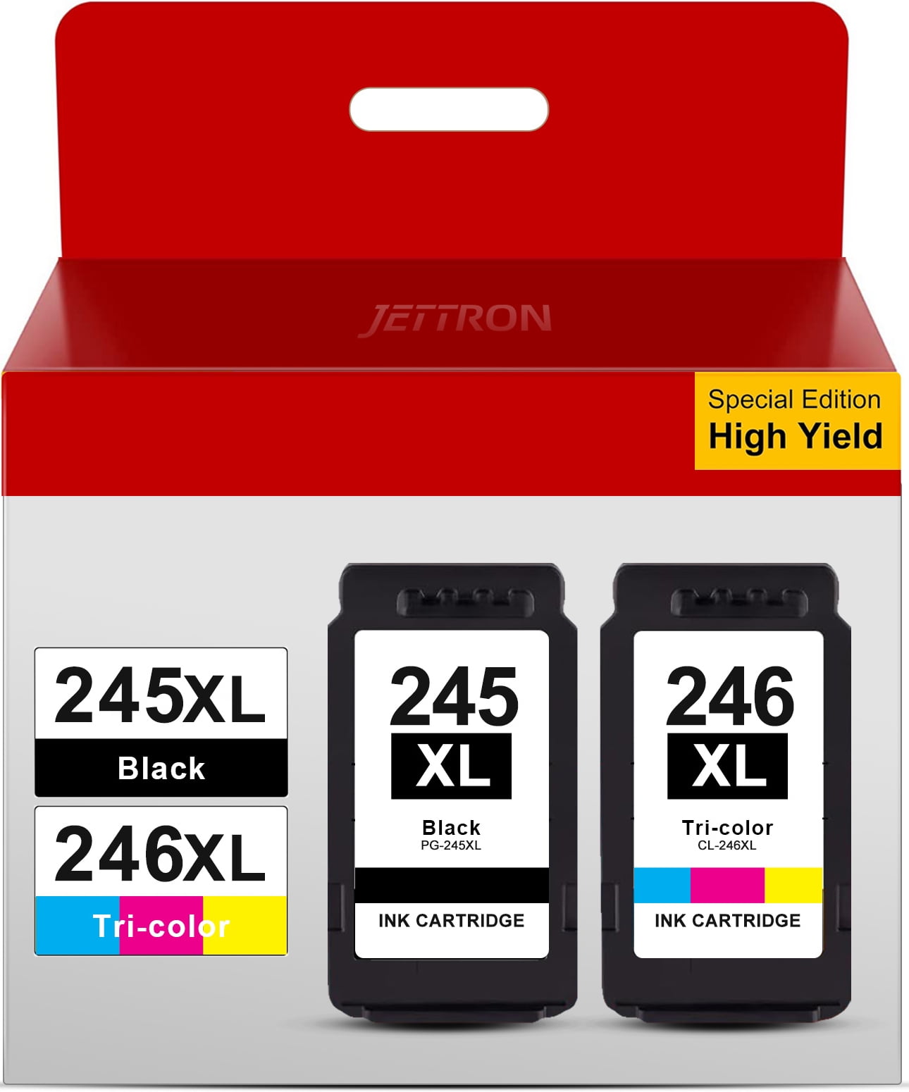 JETTRON 245XL 246XL Ink Cartridges for Canon Pixma MG2522, TS3122 ...